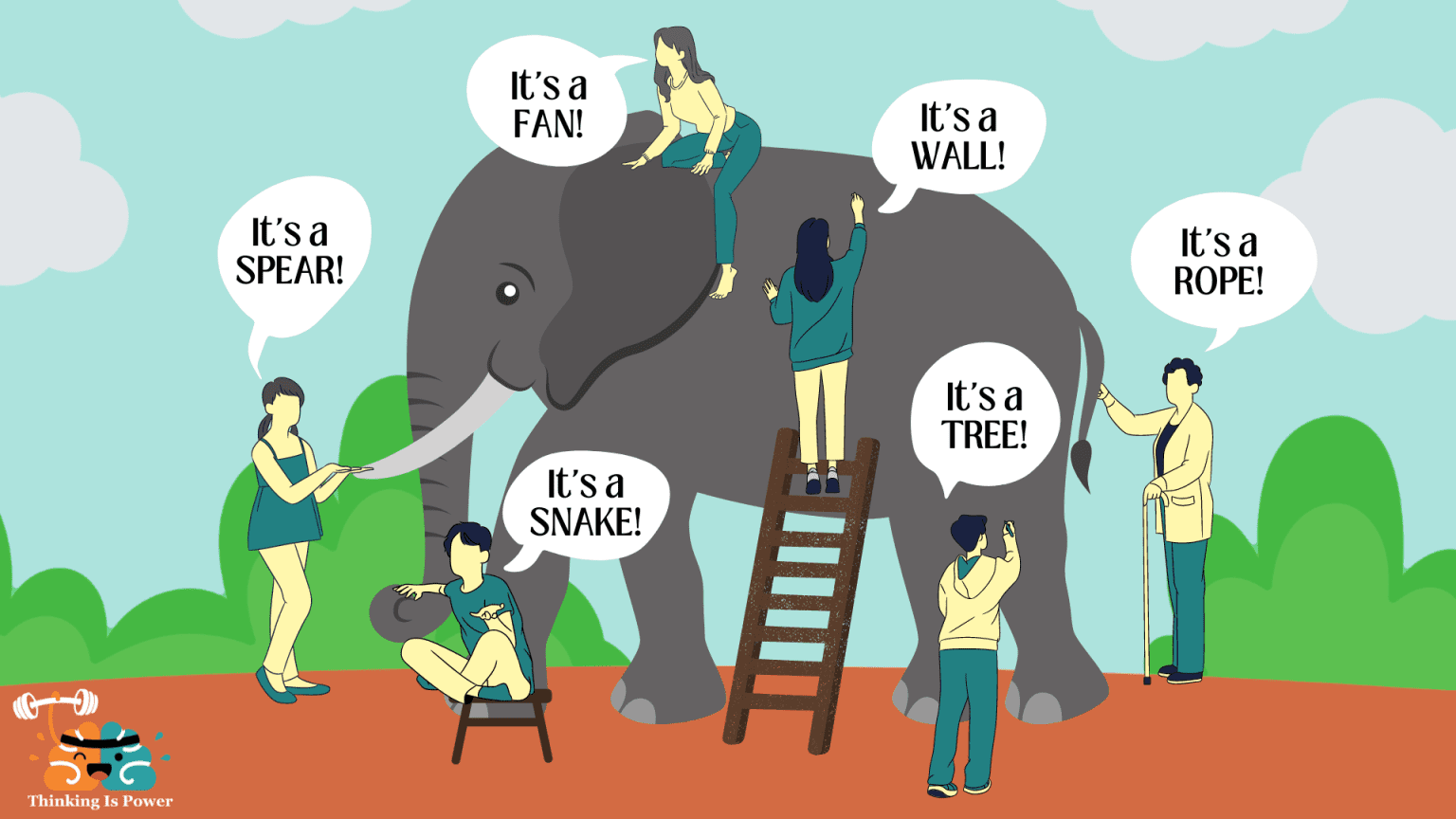 The blind men and the elephant: Is perception reality?